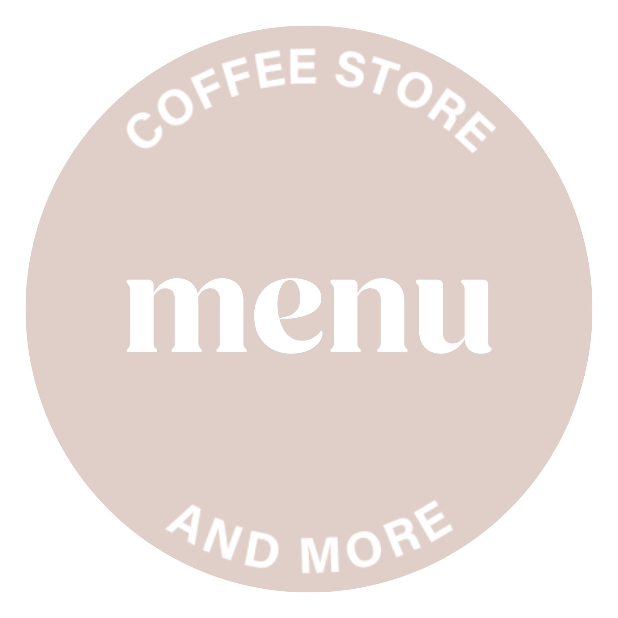 Menu • così coffee store & more